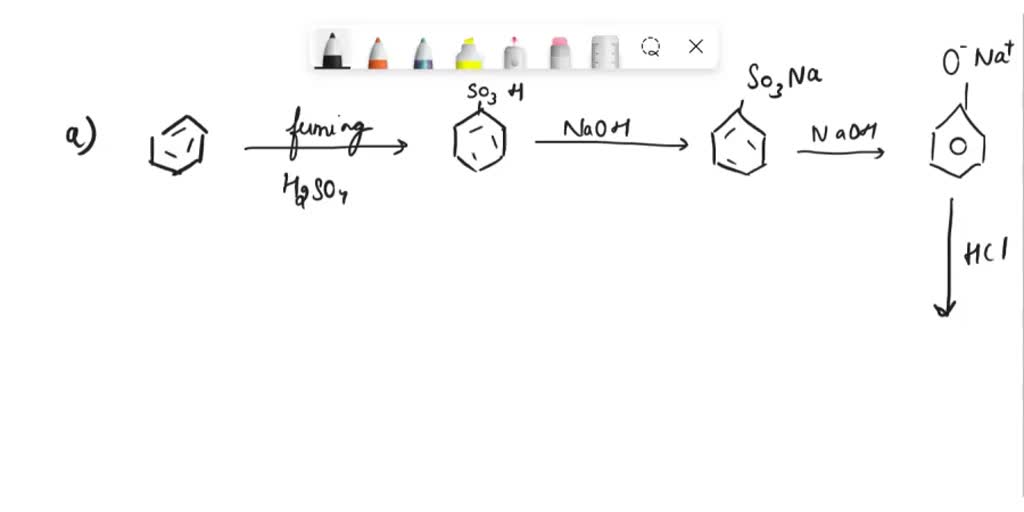 SOLVED: Starting with benzene and using any other reagents of your choice, design a synthesis ...