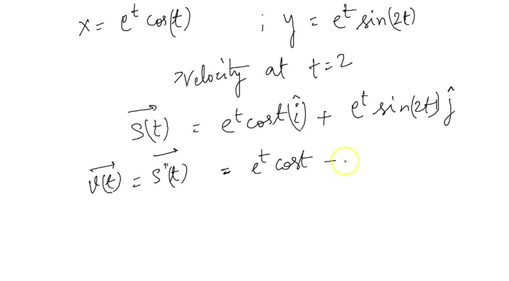 SOLVED: The position of a particle moving in the xy-plane is given by the parametric equations x ...