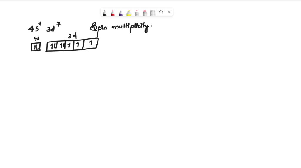 SOLVED: The spin multiplicity of an atom in its ground state electron ...