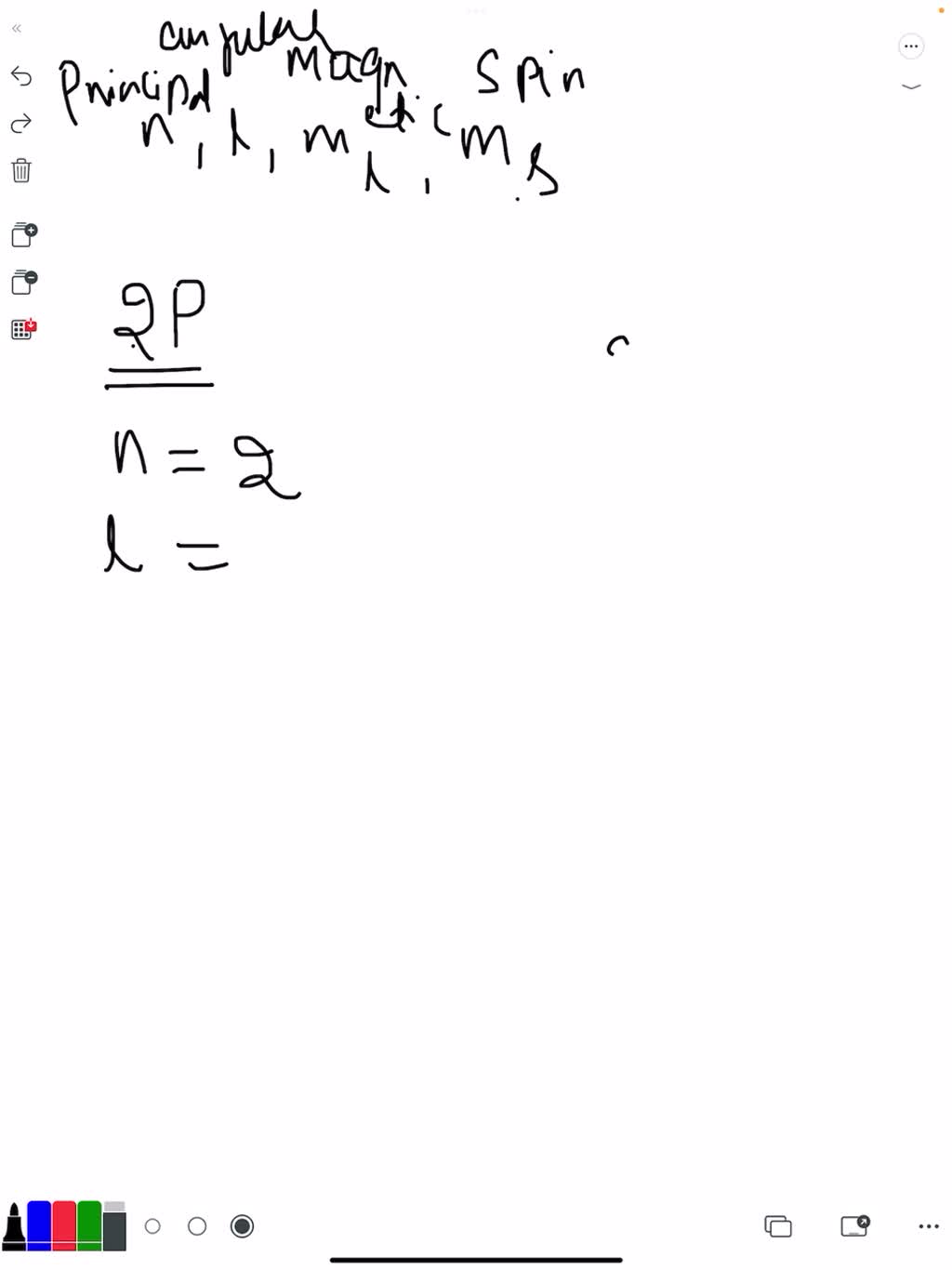 SOLVED: The Pauli Exclusion Principle tells uS that no two electrons in an atom can have the ...