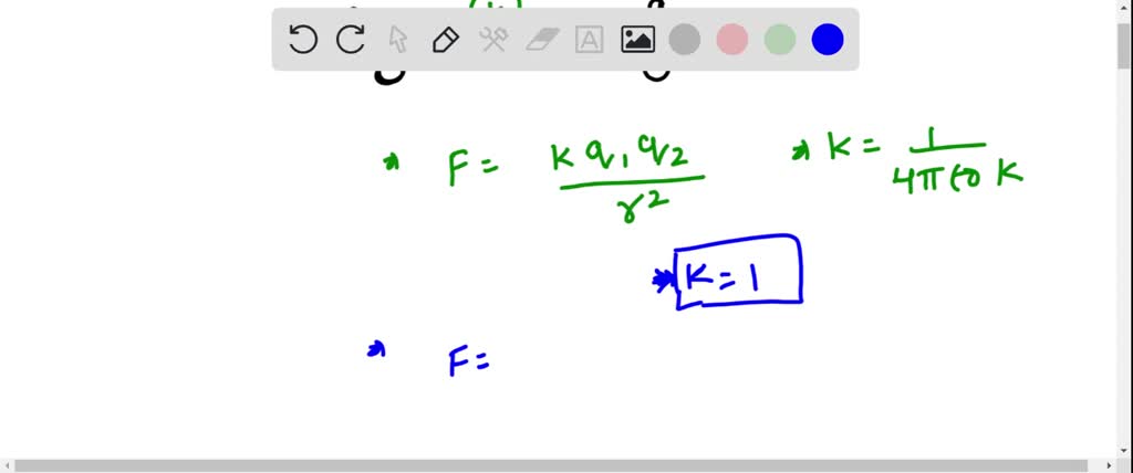 SOLVED: The magnitude of force between two charges kept in air ...