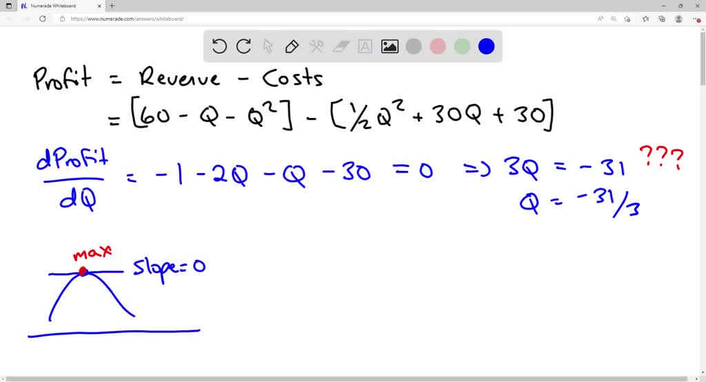 SOLVED: A company produces two goods Q1 and Q2 according to the following total cost function C ...