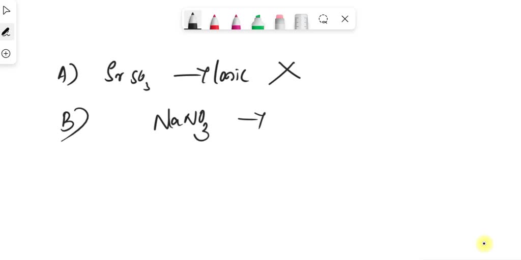 SOLVED: Which of the following is a molecular compound? A. SrSO3 B ...