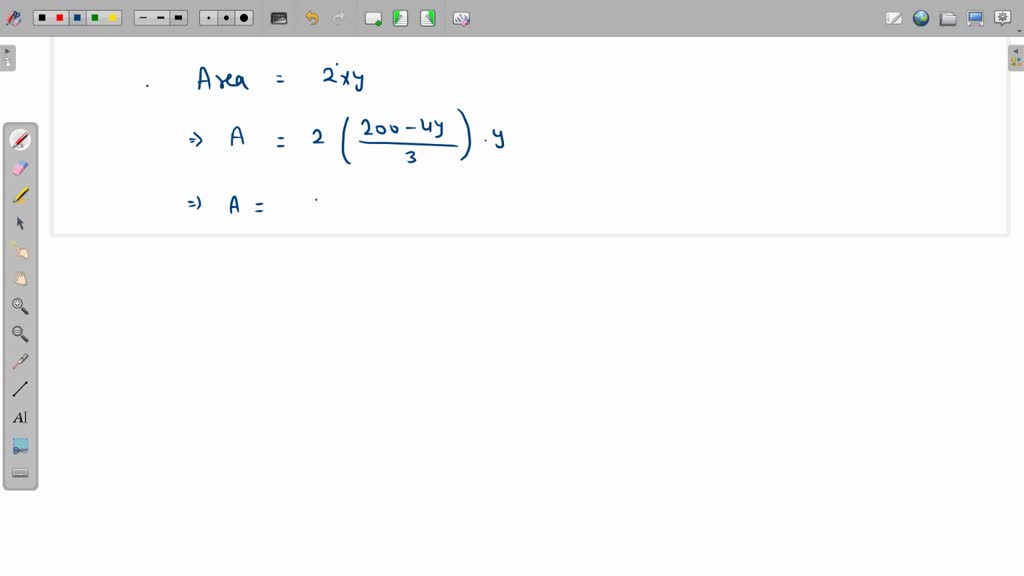 A rancher wants to construct two identical rectangular corrals using 200 ft of fencing: The ...