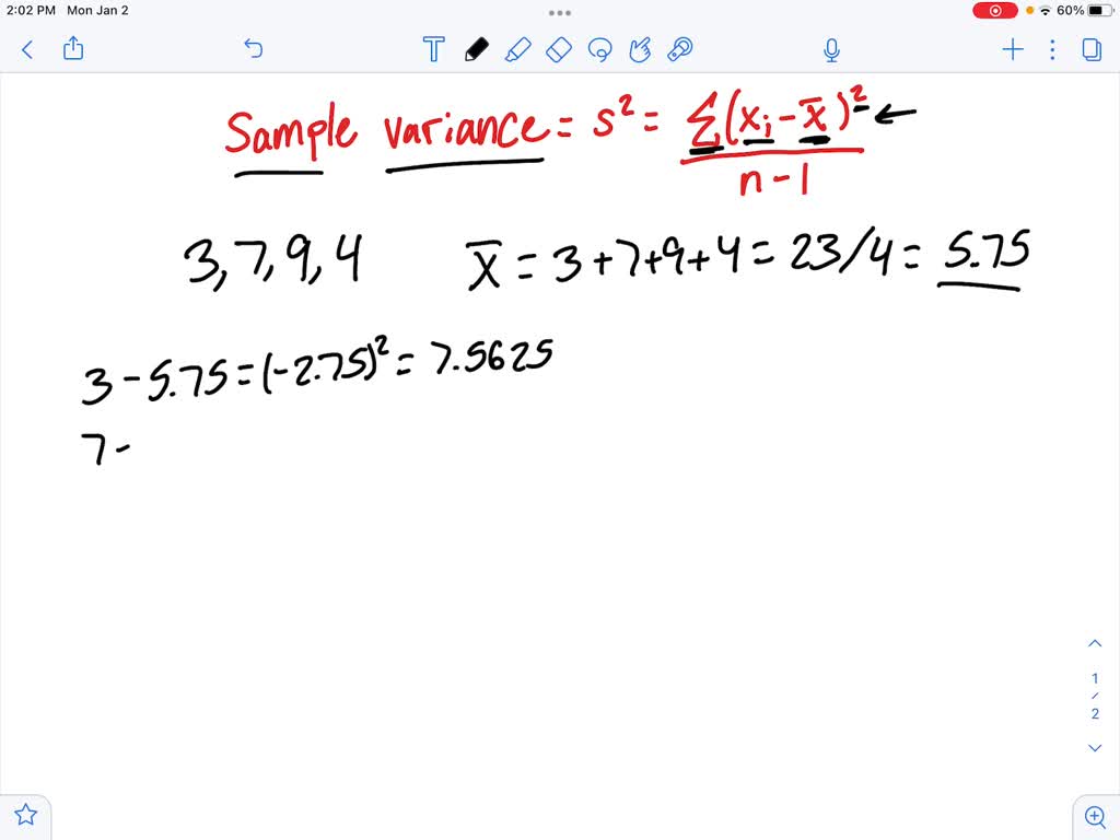 SOLVED: Consider the following data: -7, -4, -4, -7, -4, -7, -9. Step 1 of 3: Calculate the ...