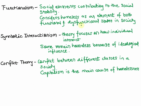 explain the problems of homelessness based on the developmental ...