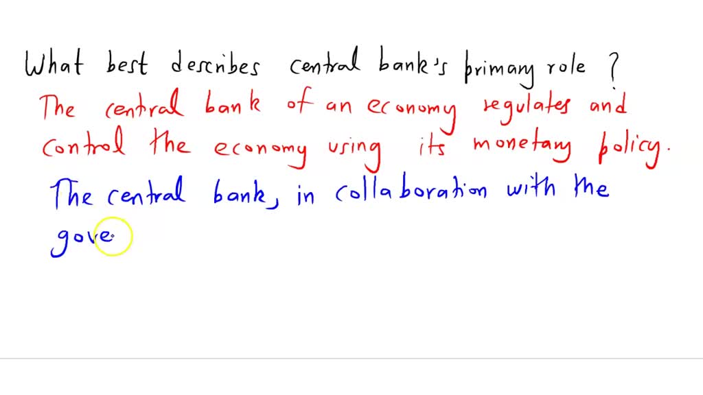 SOLVED: Which of the following best describes a central clearing party ...