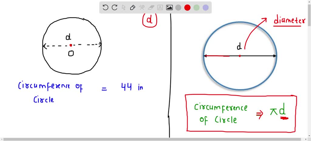 SOLVED: Circle O has a circumference of approximately 44 in. Circle O ...