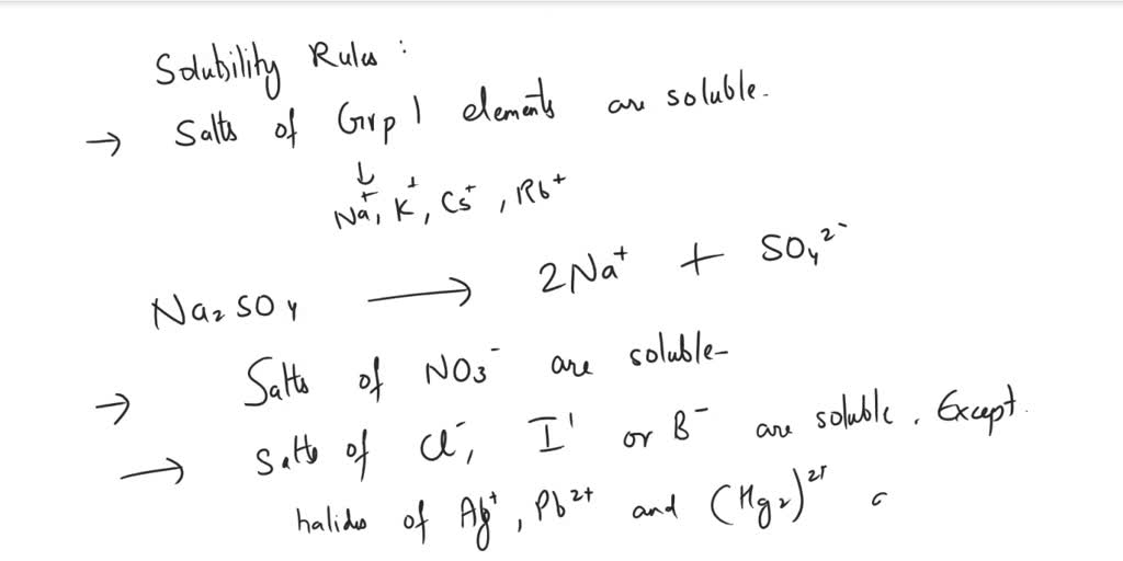 Solute: Sodium Carbonate (Na2CO3) Water: - Insoluble - Soluble and a ...