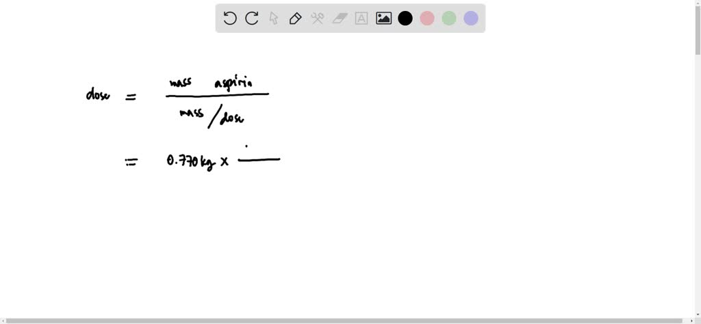 SOLVED: A chemist synthesized 0.770 kg of aspirin in the lab. If the ...