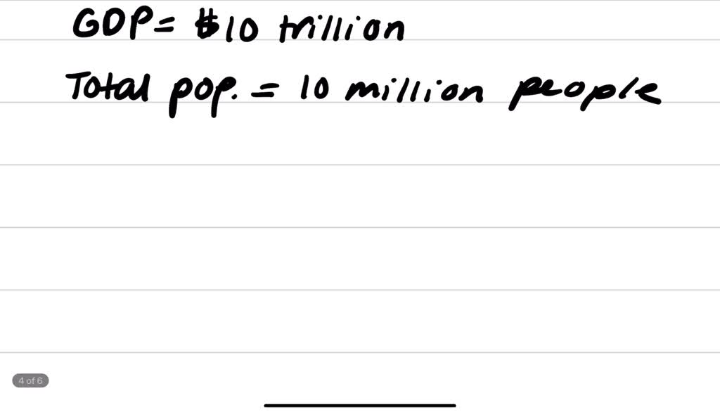 22. Give an example of explaining (or calculating) a country’s GDP per ...