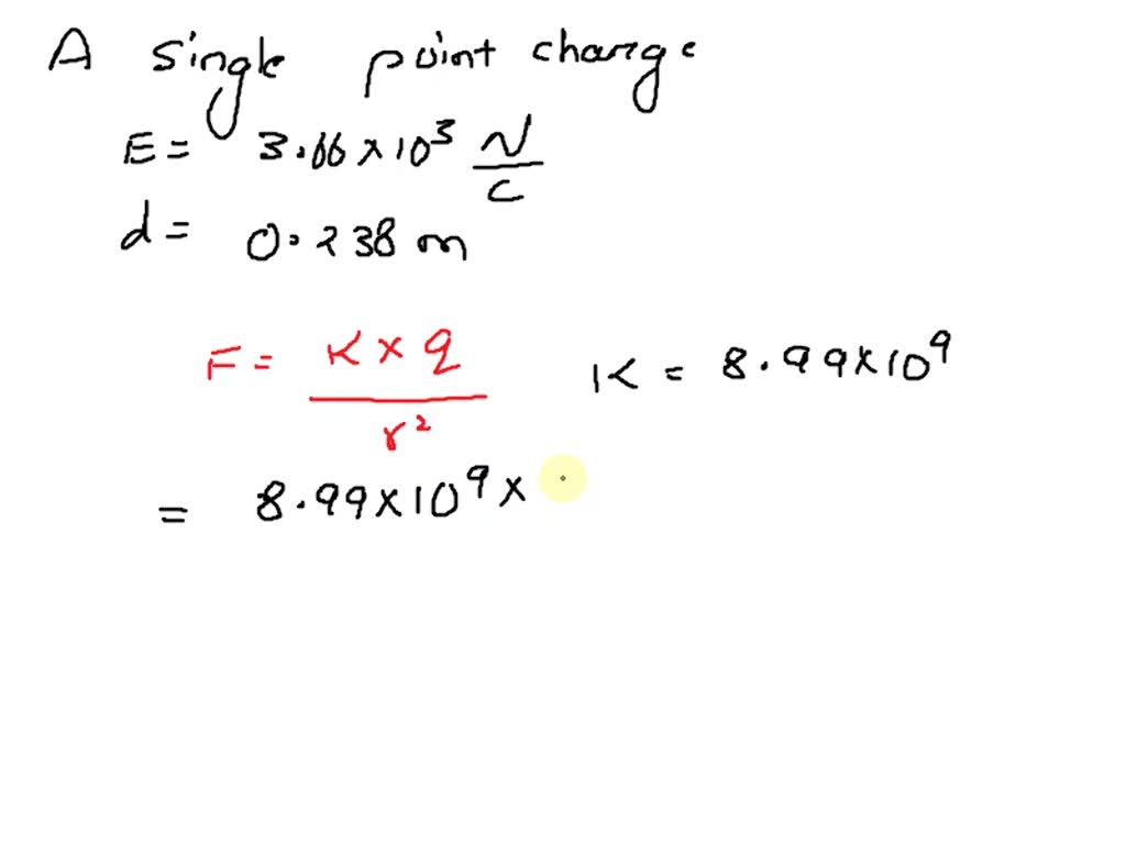 SOLVED: A single point charge sits alone in a region of space. The ...