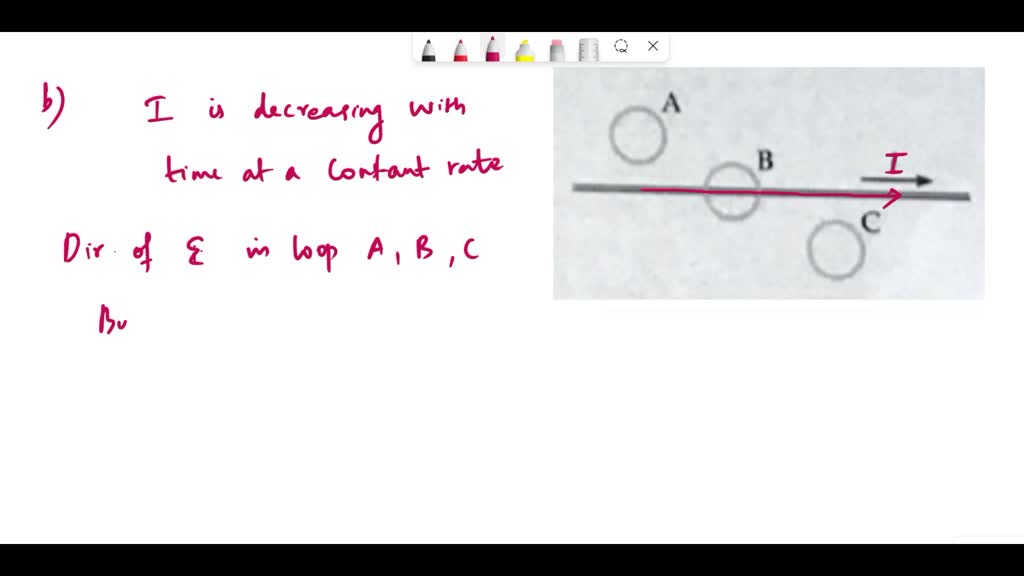 SOLVED: The loop of wire being moved to the right at constant velocity ...