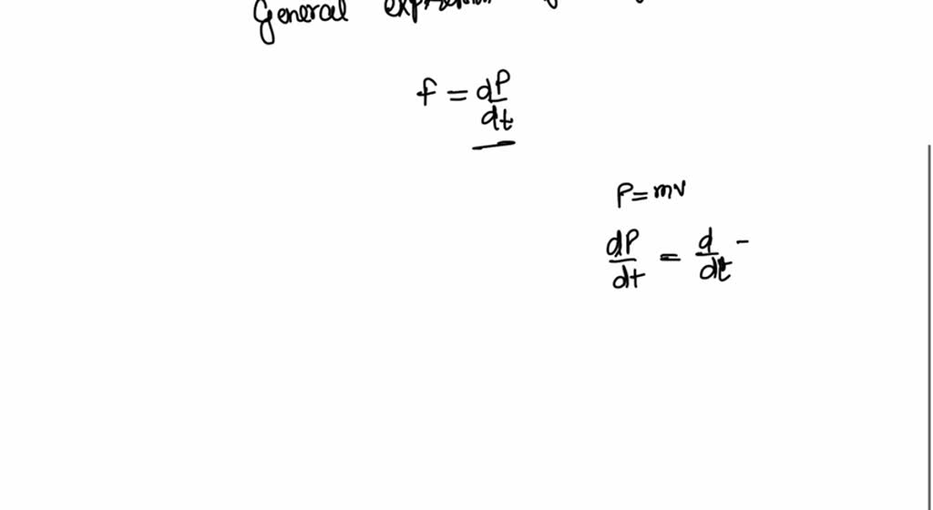 SOLVED: How do we calculate force in a variable mass constant velocity ...