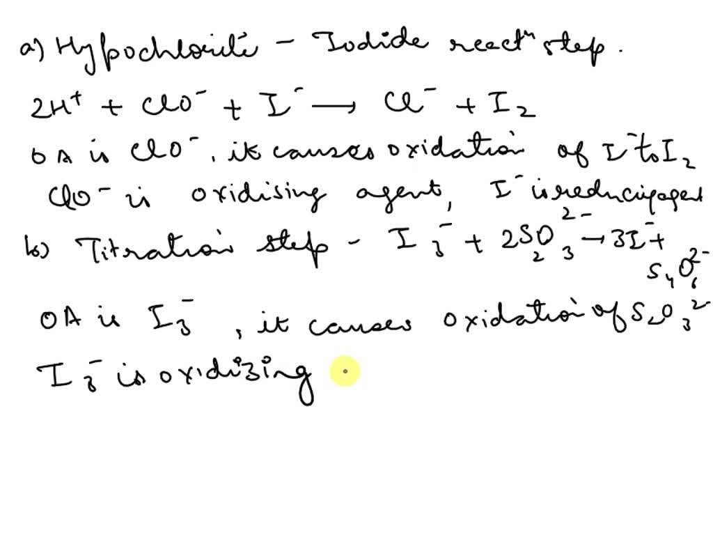 SOLVED: Titration Chemistry: The analysis for this lab is based on a ...