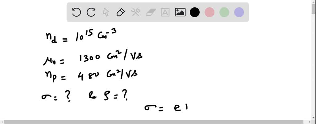 SOLVED: Find the resistivity, in ohm-cm, of n-type germanium ...