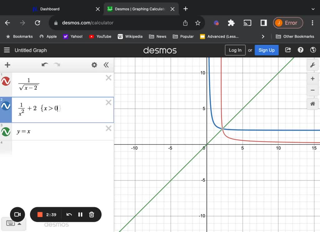 SOLVED: (1a.) Find the inverse function of f(x) =1/ √x-2 (1b.) Sketch ...