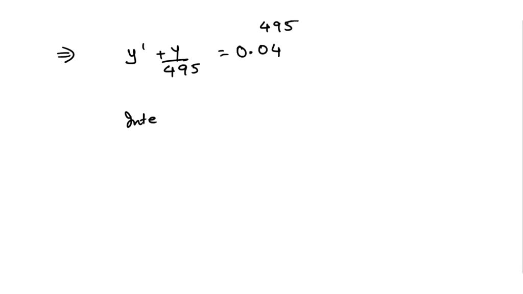 SOLVED: point) tank contains 2840 pure water. Solution that contains 0. ...