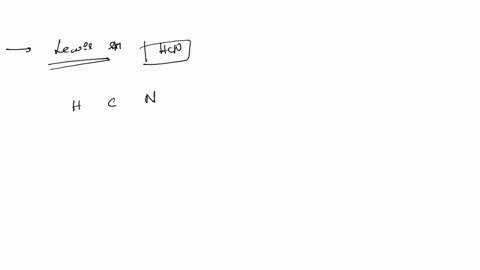 Draw the Lewis structure for HCN . Indicate the hybrid orbitals, and ...