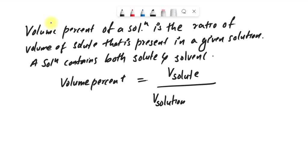 SOLVED: what is the percent by volume of a solution formed by mixing 25mL of isopropanol with ...