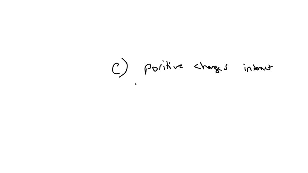 SOLVED: During cation exchange chromatography: positive charges on the ...