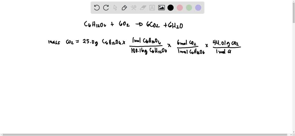 SOLVED: The combustion of glucose (C6H12O6), which produces carbon ...