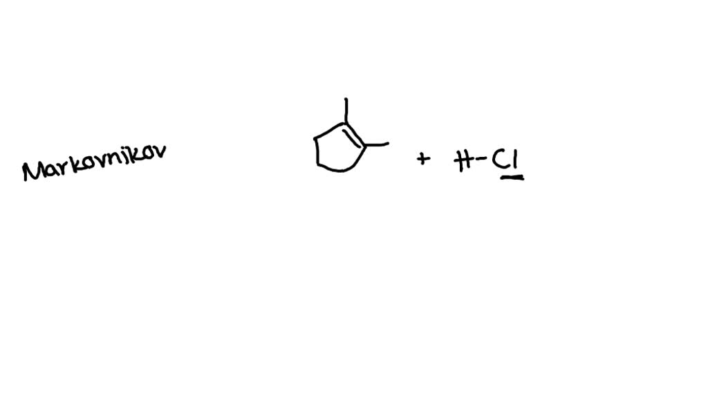 SOLVED: Draw a structural formula for the major organic product of the ...