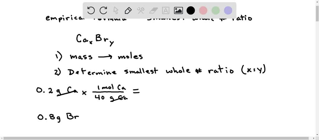 SOLVED: A sample of calcium bromide contains 0.2 g calcium and 0.8 g ...