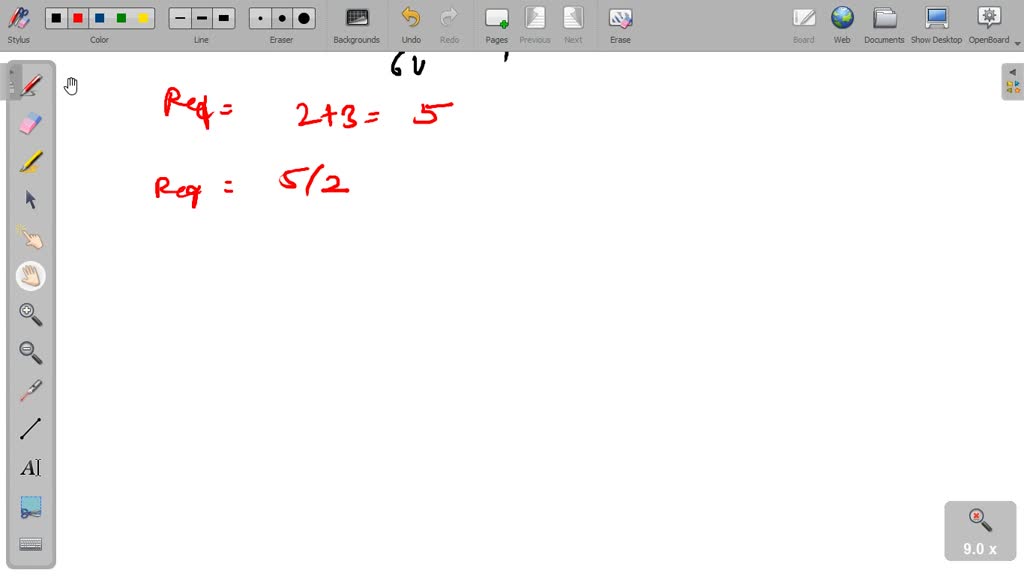SOLVED: In the given circuit, calculate: i) the net resistance of the circuit ii) the voltmeter ...