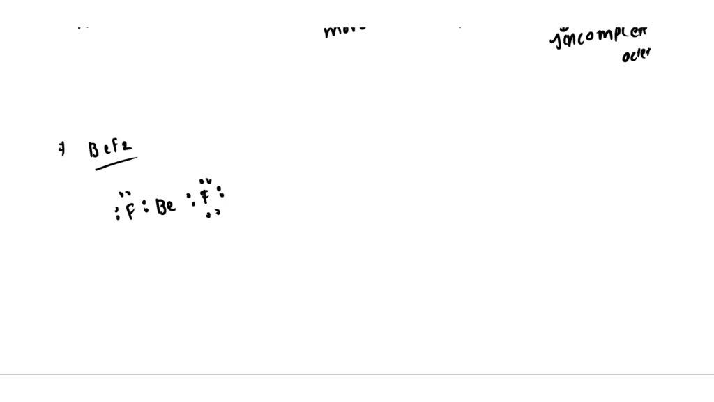 SOLVED: In which of the following molecules does the central atom have ...