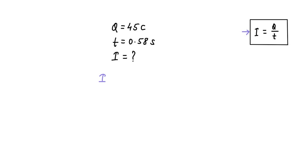 SOLVED: A wire passes 45 C of charge every 0.58 s. How many amperes of ...