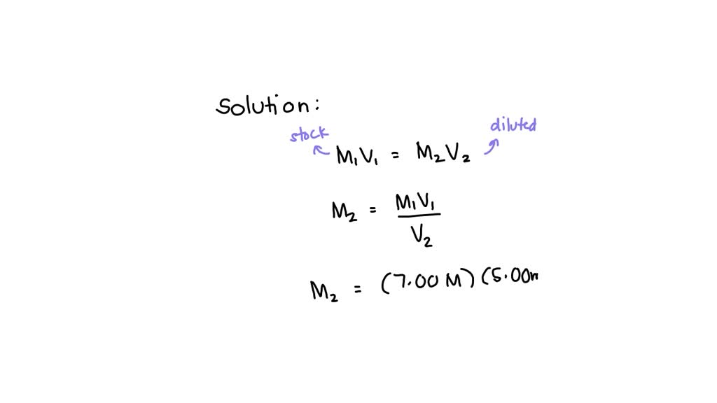 SOLVED: What is the final molarity of a dilute solution of NaOH that is prepared by pipetting 5. ...
