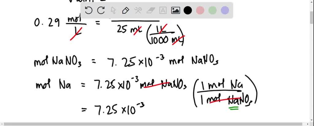 SOLVED: Concentration Calculations (Molarity) Calculate the molarity of Na+ ions in each of the ...