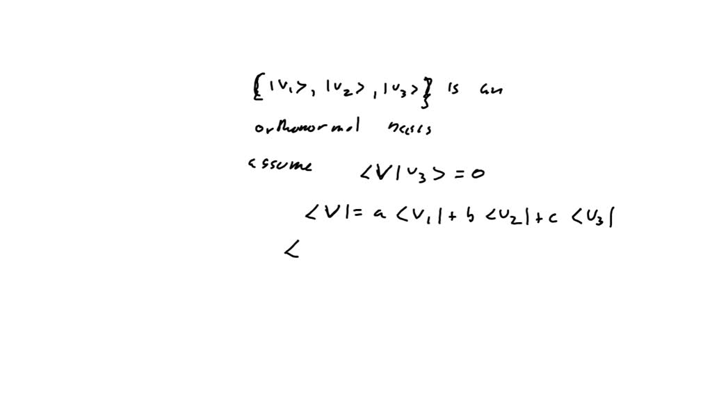 SOLVED: Suppose v1, v2, v3, v4, v5 form an orthonormal basis for R^5. Compute the length of the ...