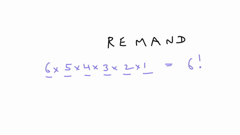 How many arrangements of the letters of the word REMAND are...