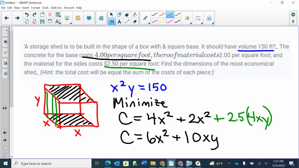 SOLVED: The base of a circular grain bin and a square storage building ...