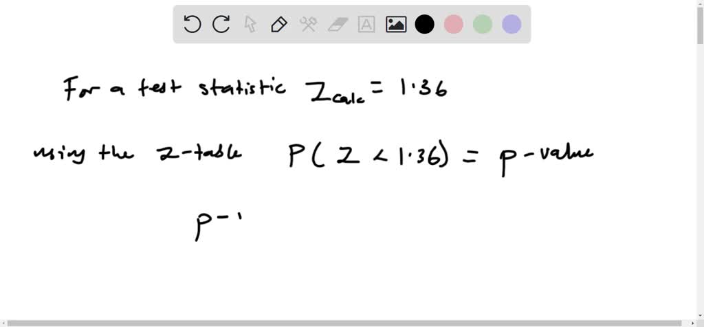 SOLVED: In a right-tailed test comparing two proportions, the test ...