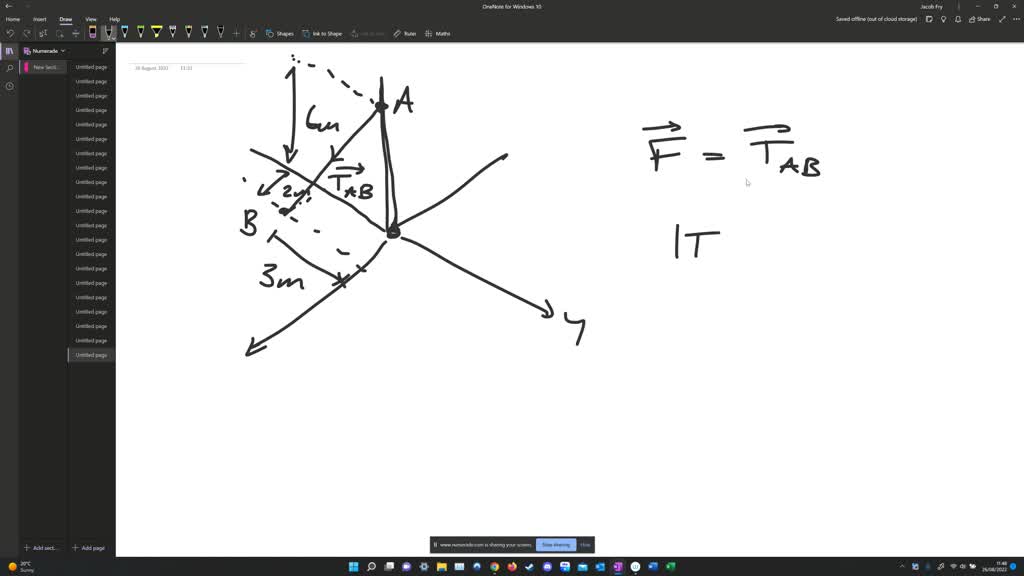 SOLVED: *1-20. Determine the resultant internal loadings on the cross ...