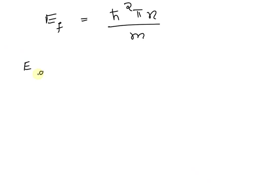 SOLVED: 4. Calculate the average energy per particle in a non-relativistic Fermi gas at the ...