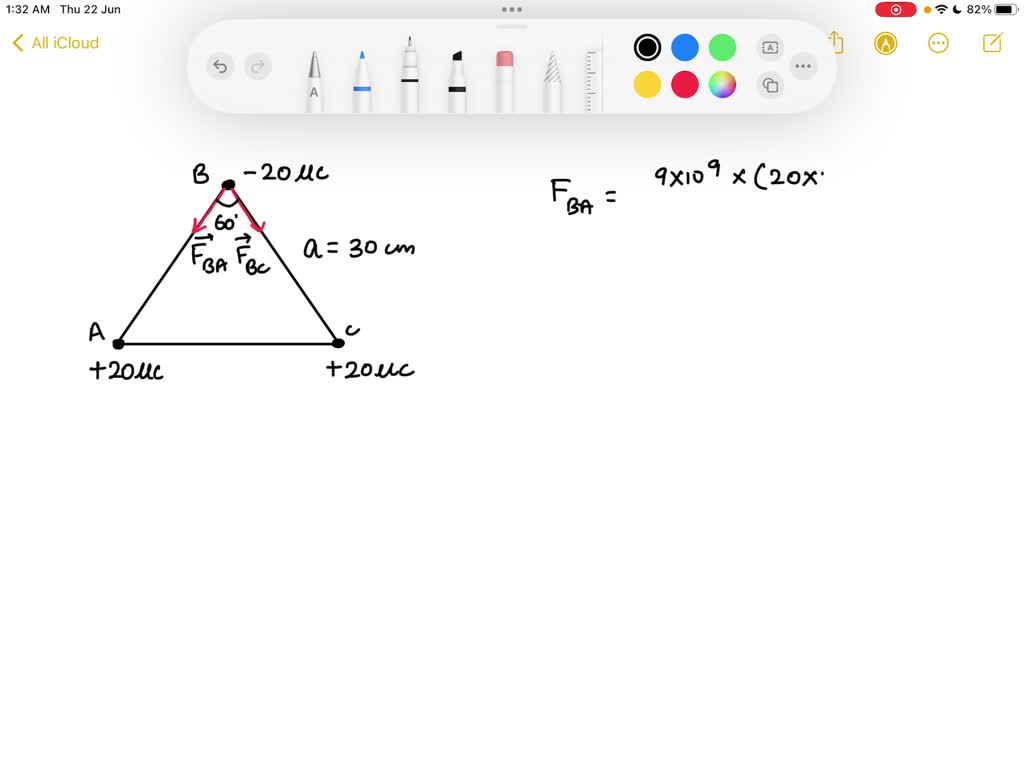 SOLVED: 3 Three-point charges, two positive and one negative, each ...