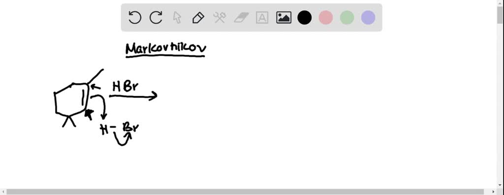 VIDEO solution: 17. Based on Markovnikov's rule, write ALL products for the following ...
