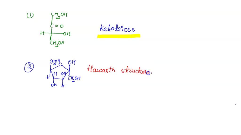 SOLVED: Classify each monosaccharide according to the position of the ...