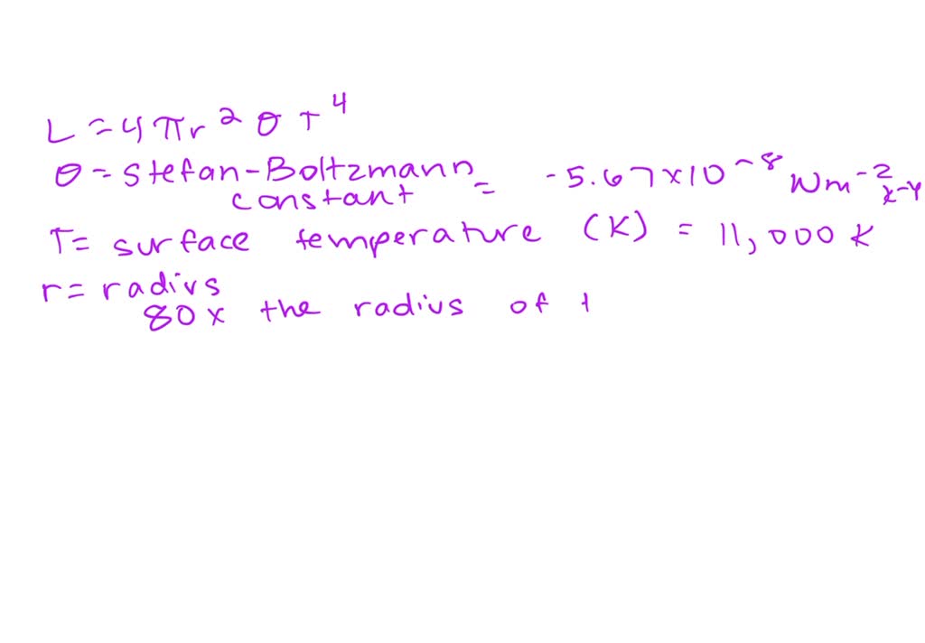 SOLVED: Rigel is a blue supergiant with a surface temperature around 11 ...