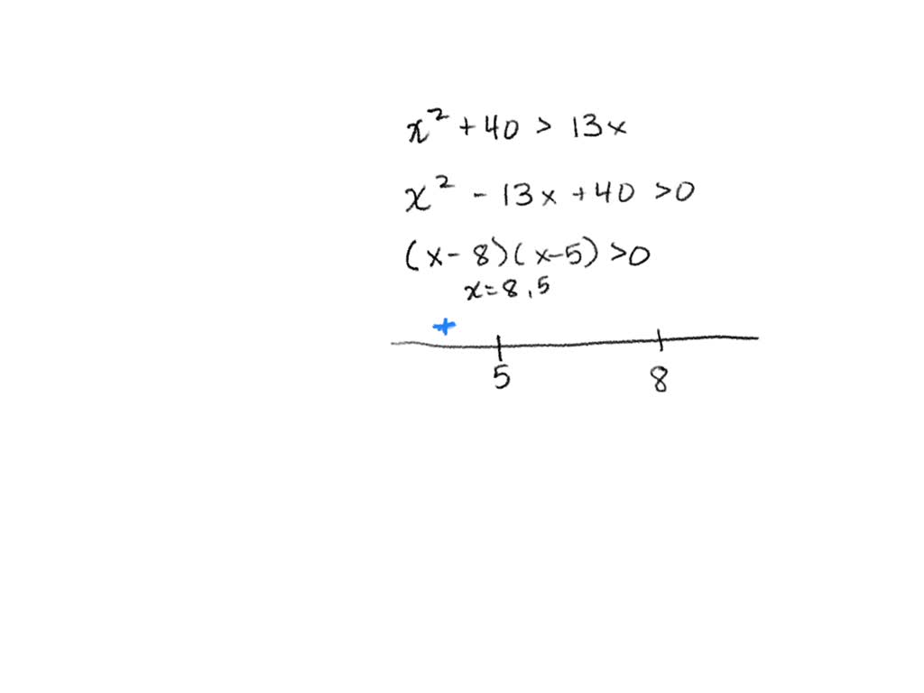 SOLVED: Use a sign chart to solve the inequality. Express the answer in ...