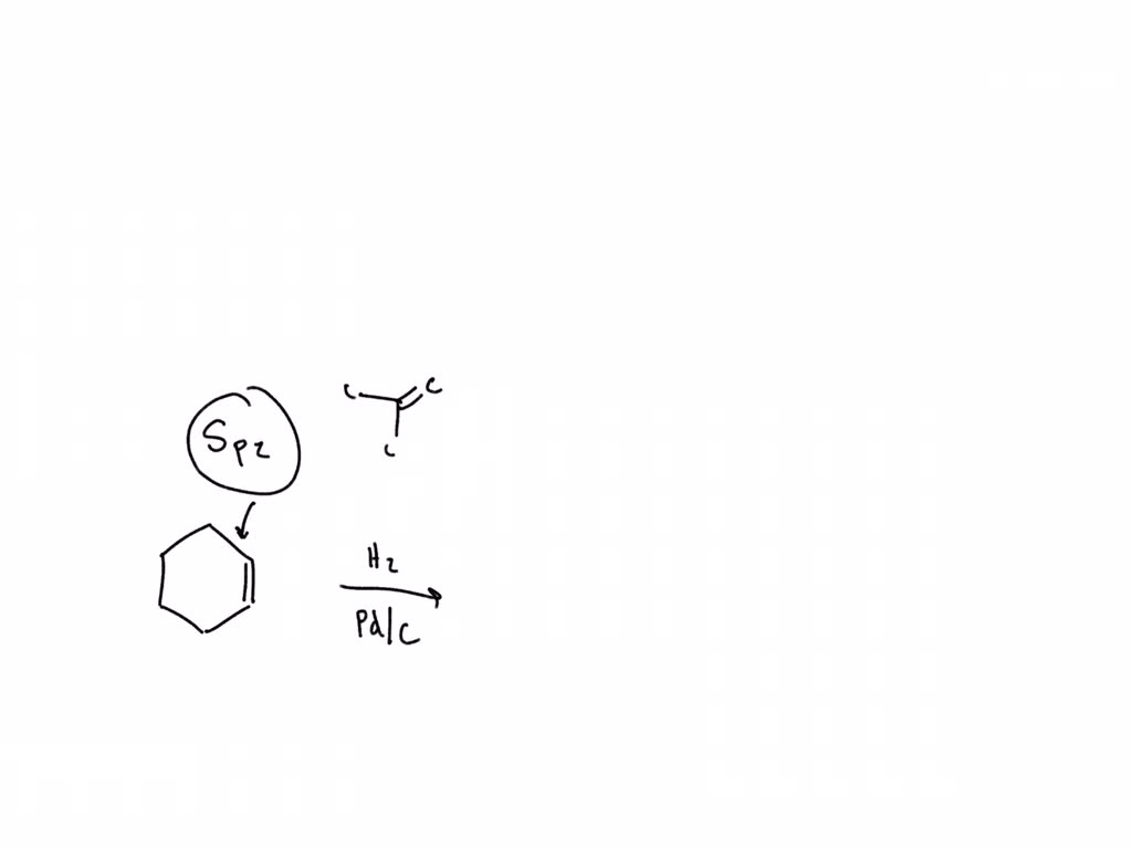 SOLVED: Given that syn addition of H2 occurs from both sides of a trigonal planar double bond ...