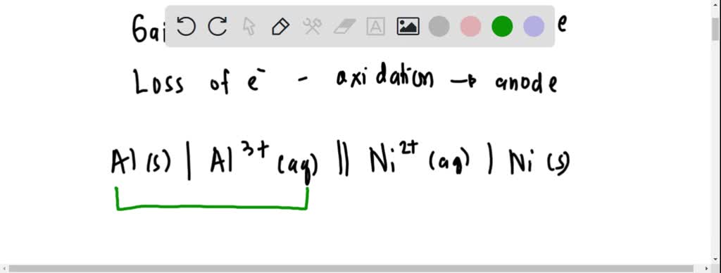 SOLVED: For the galvanic cell reaction, expressed here using shorthand ...
