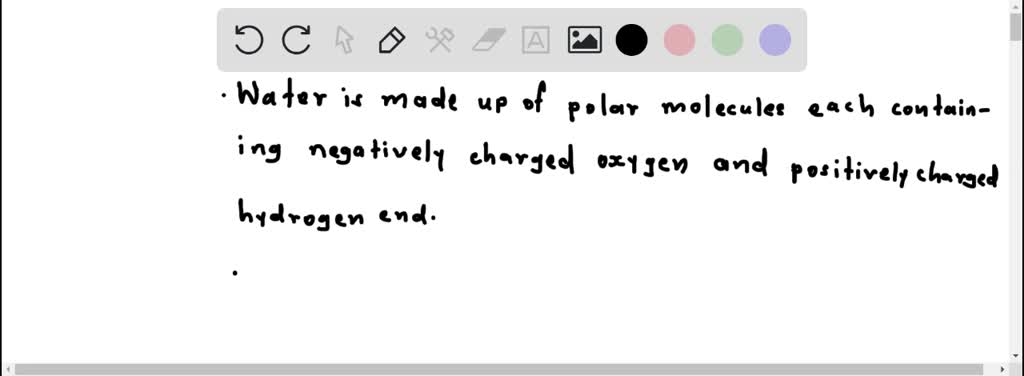 SOLVED: A thin stream of water bends toward a negatively charged rod ...