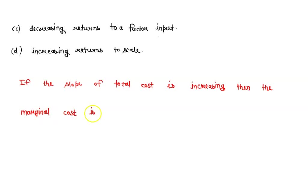 SOLVED: With constant returns to scale and factor prices invariant with ...