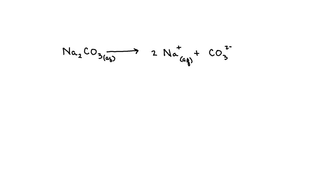 SOLVED: Enter the ions present in a solution of Na2CO3. Express your ...