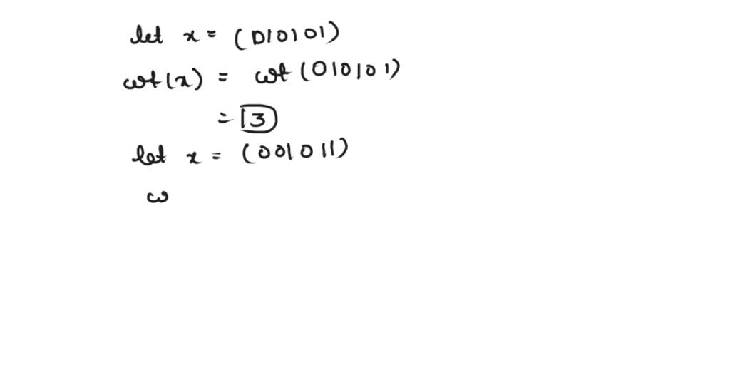 Solved For Each Of The Following Group Codes Determine The Minimum Distance Between Code Words
